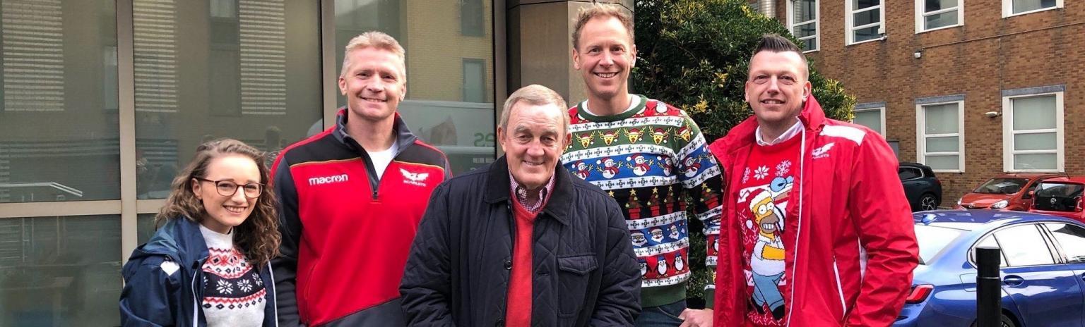 Scarlets join forces with BT and the Community for Food Bank Appeal ...