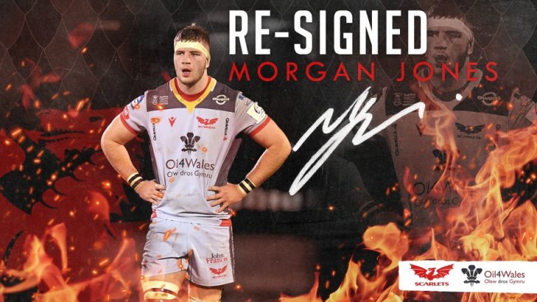 Young talent Morgan Jones signs contract extension - Scarlets Rugby