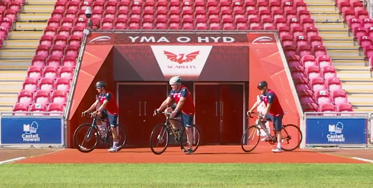 Scarlets Community Foundation ready for a Tour de Scarlets with Sean ...