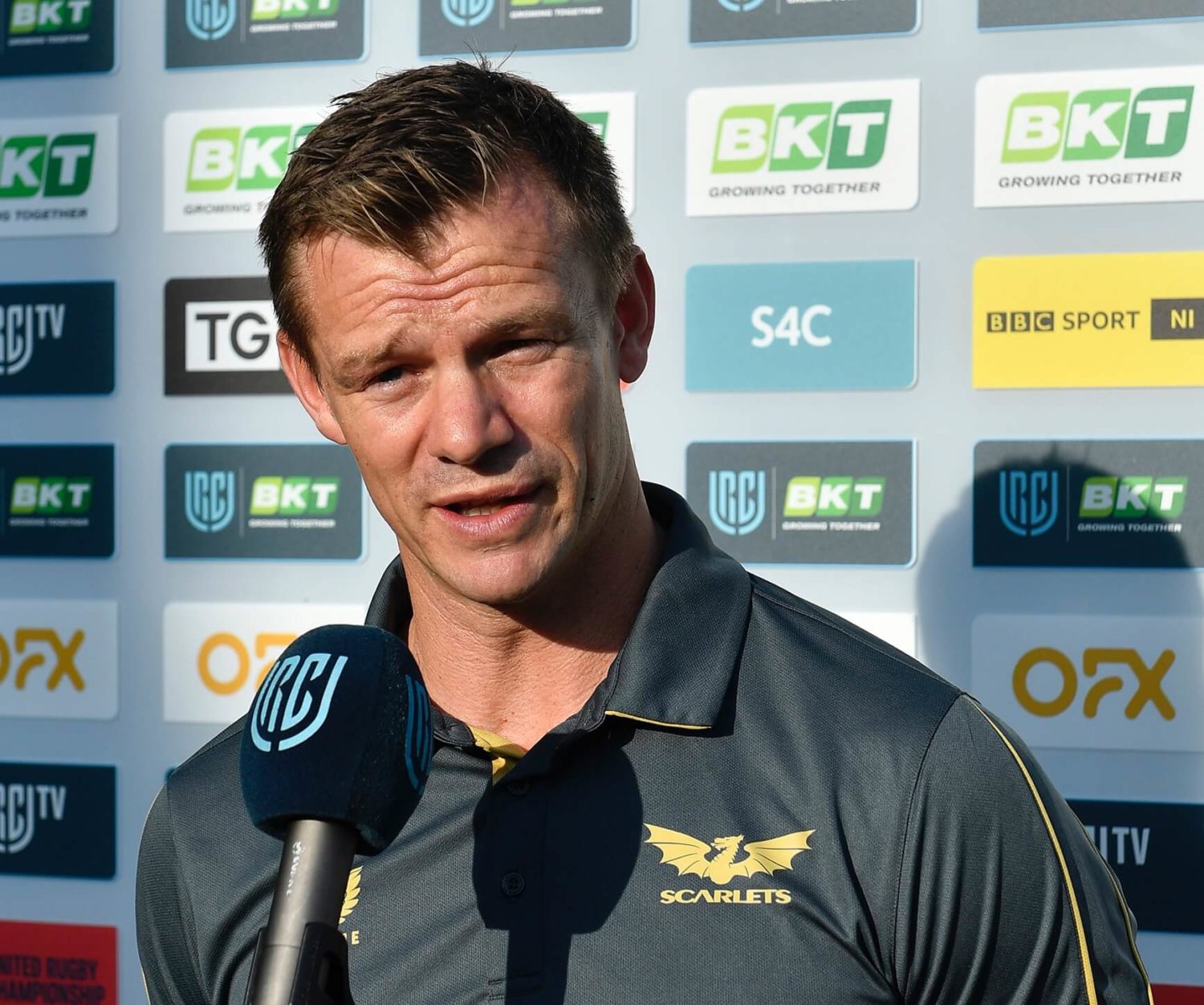 Dwayne Peel speaks to the media ahead of Leinster test - Scarlets Rugby
