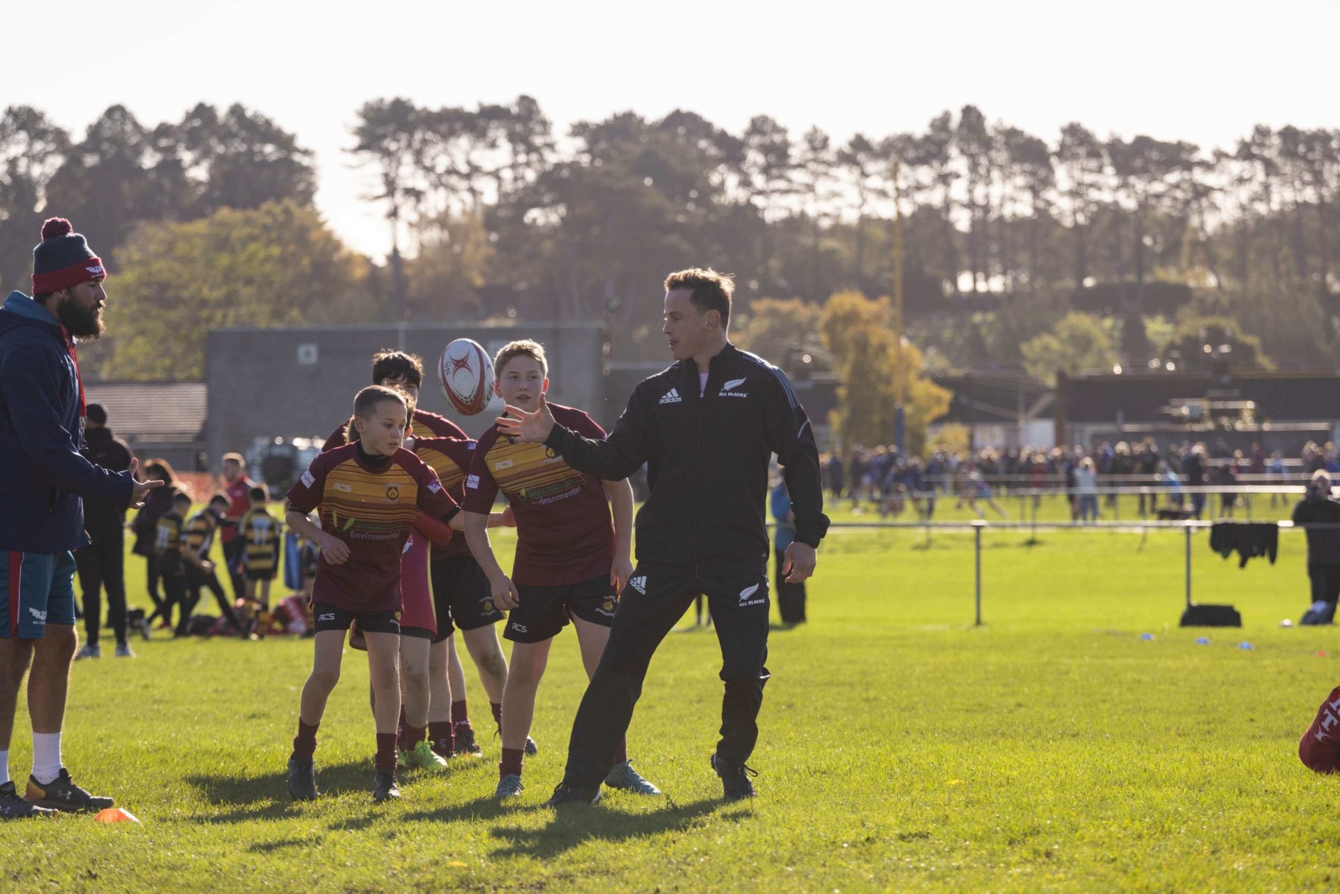 Scarlets junior clubs train with All Blacks stars - Scarlets Rugby