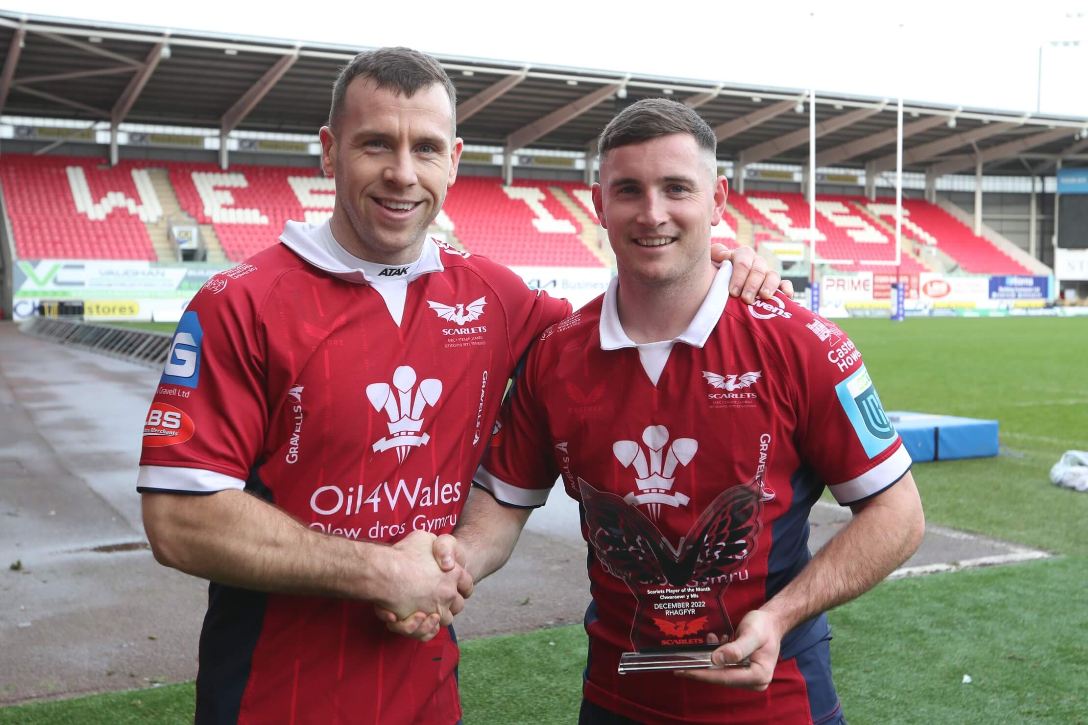 Dane Blacker voted Castore Player of the Month - Scarlets Rugby