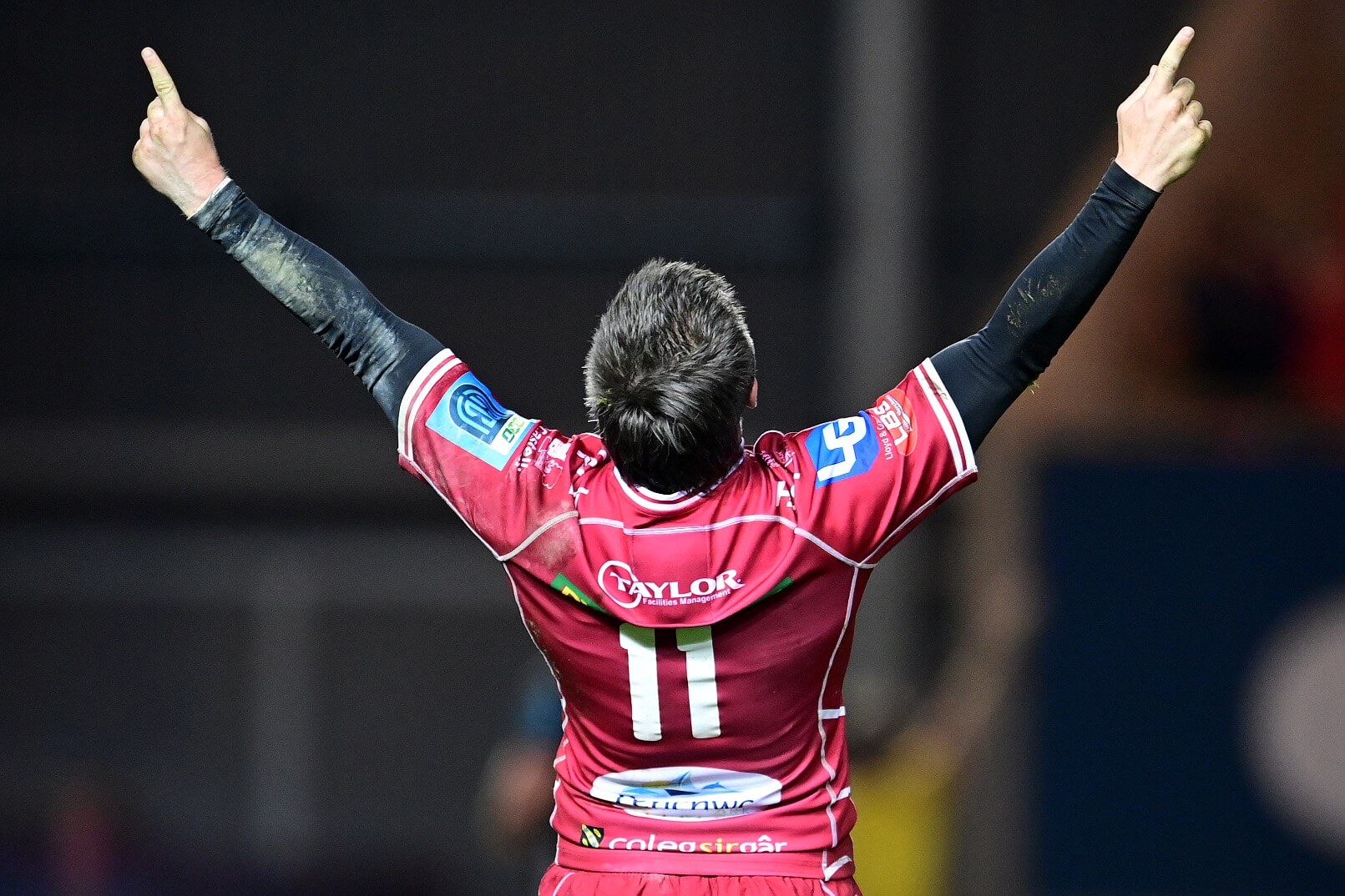 Steff Evans creates slice of URC history - Scarlets Rugby