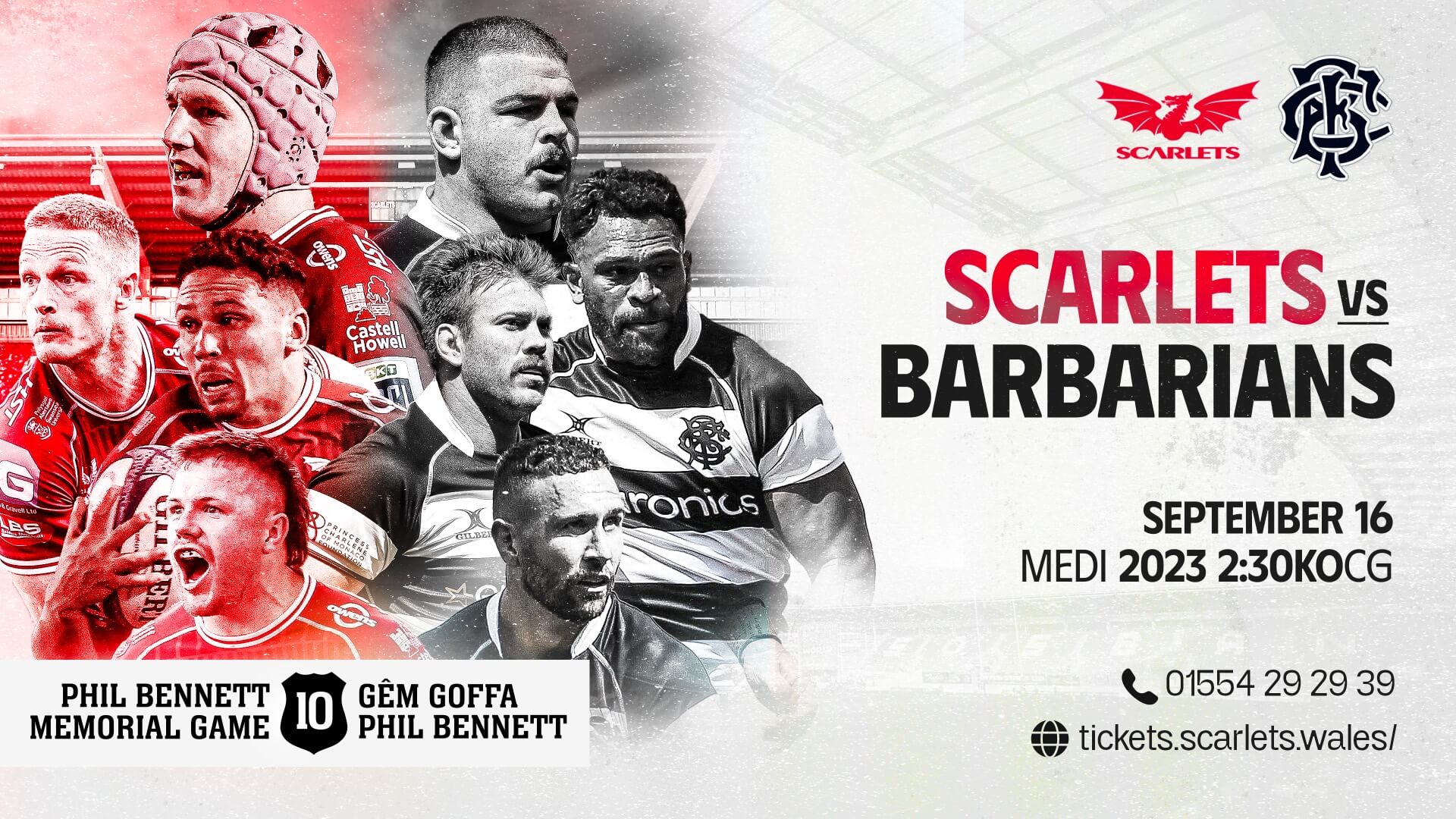 Scarlets to take on Barbarians in Phil Bennett Memorial Game - Scarlets ...
