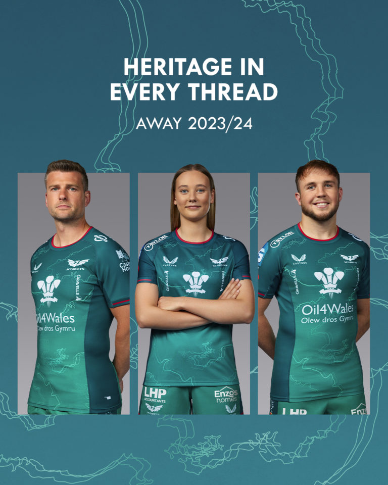 Scarlets unveil new away kit for 2023-24 season - Scarlets Rugby