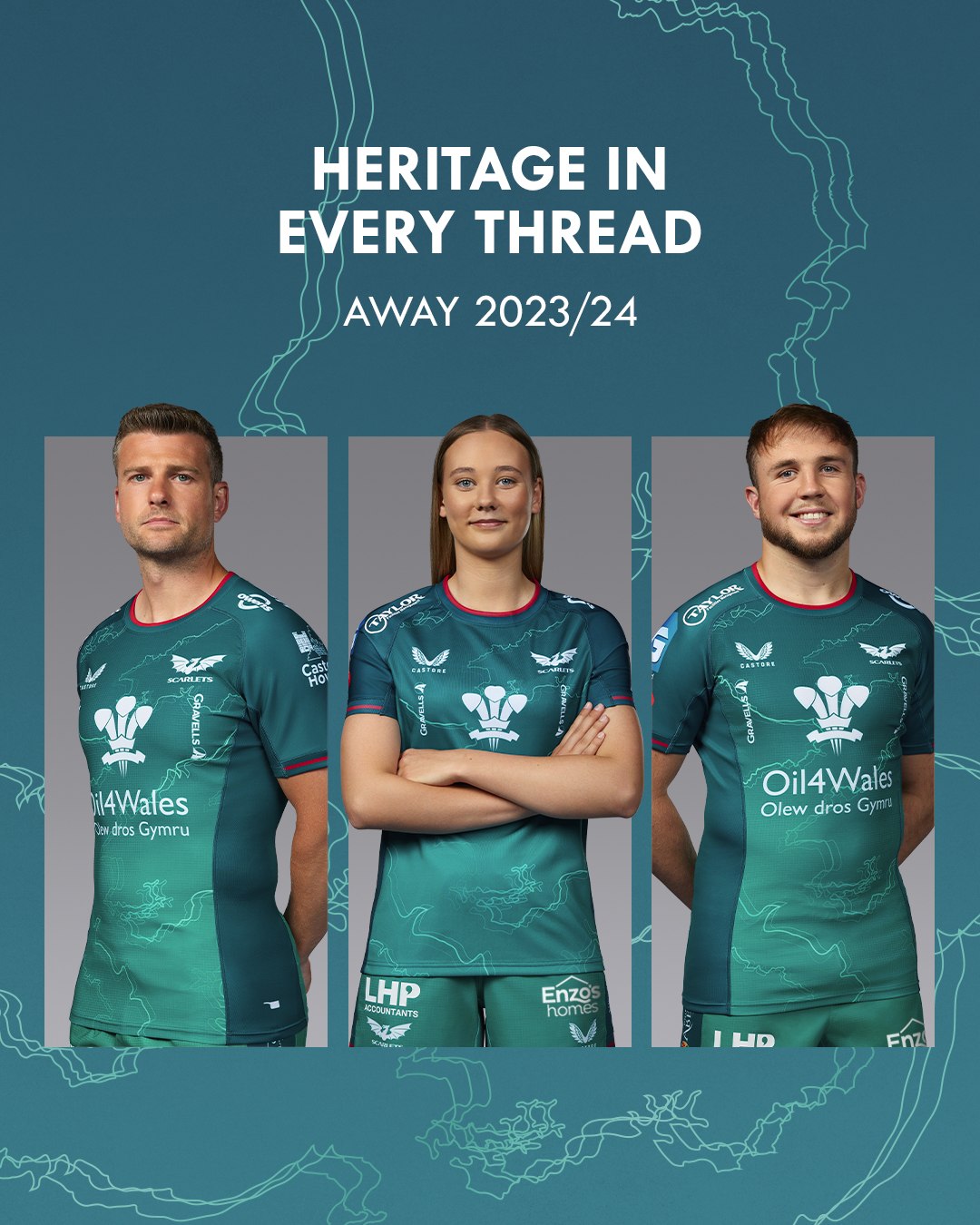 Scarlets unveil new away kit for 2023-24 season - Scarlets Rugby