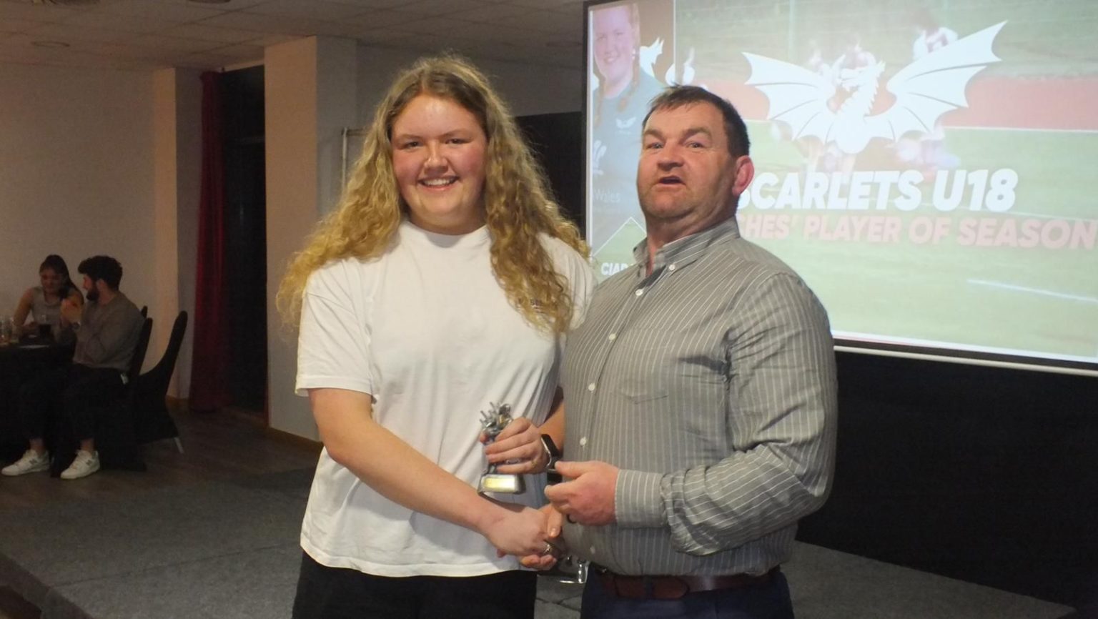 Tiaan and Ciara claim double at U18s awards evening - Scarlets Rugby