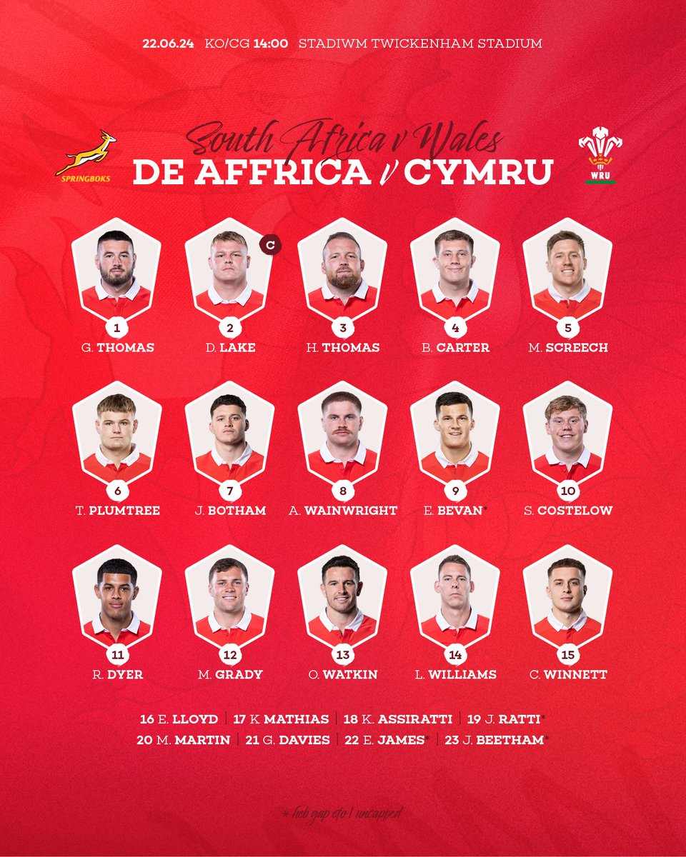 Six Scarlets Named In Wales Squad To Face Springboks Scarlets Rugby
