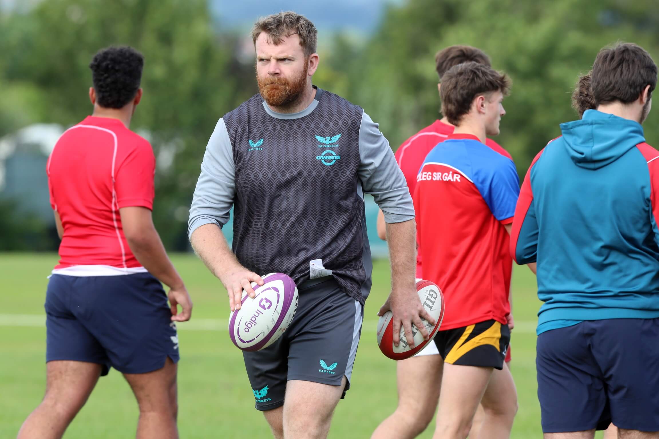 Academy staff out and about across the region - Scarlets Rugby