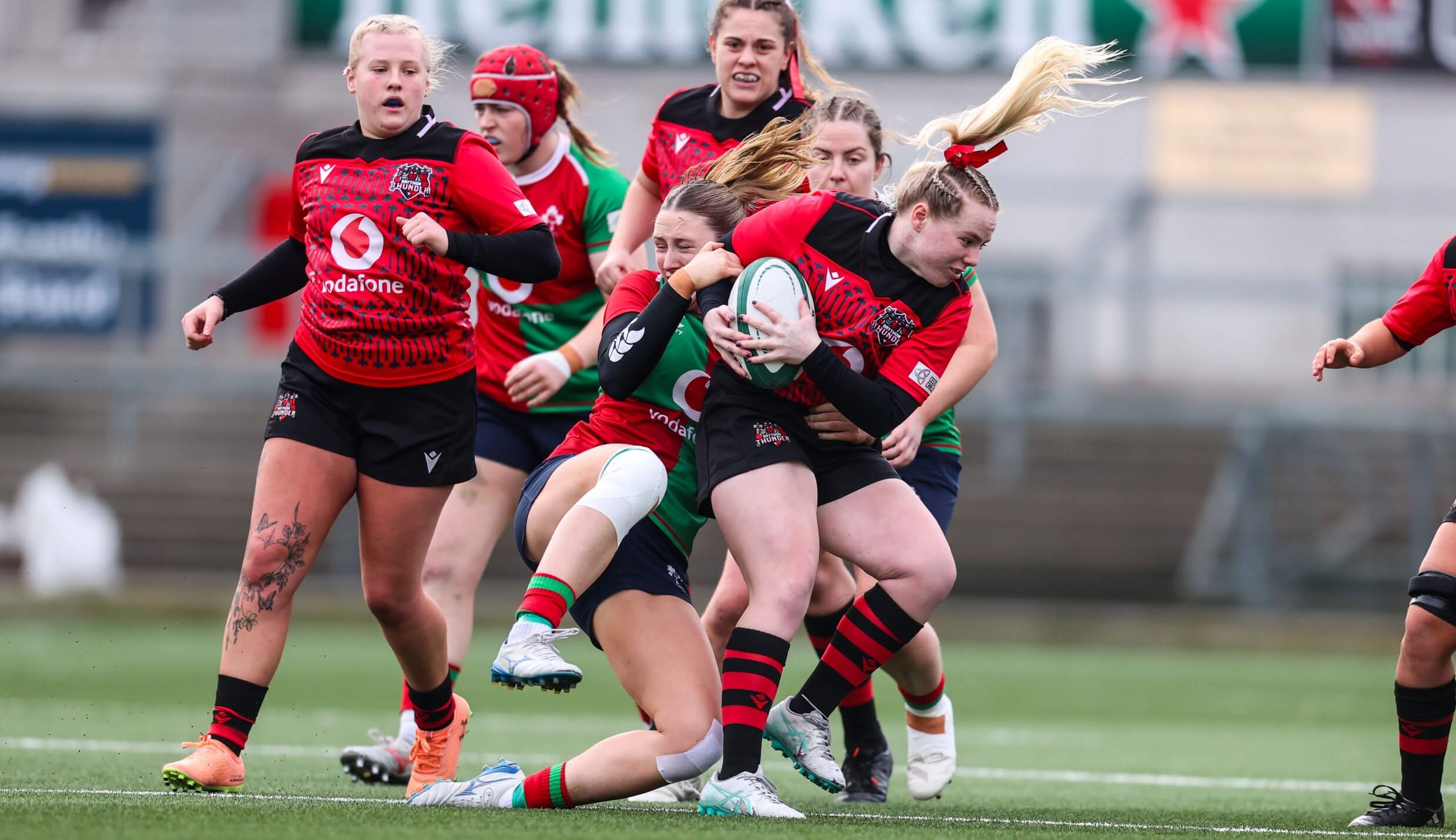 Thunder beaten 58-0 by Clovers in Belfast - Scarlets Rugby