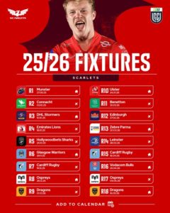 Scarlets to kick off 2025-26 URC season at home to Munster - Scarlets Rugby