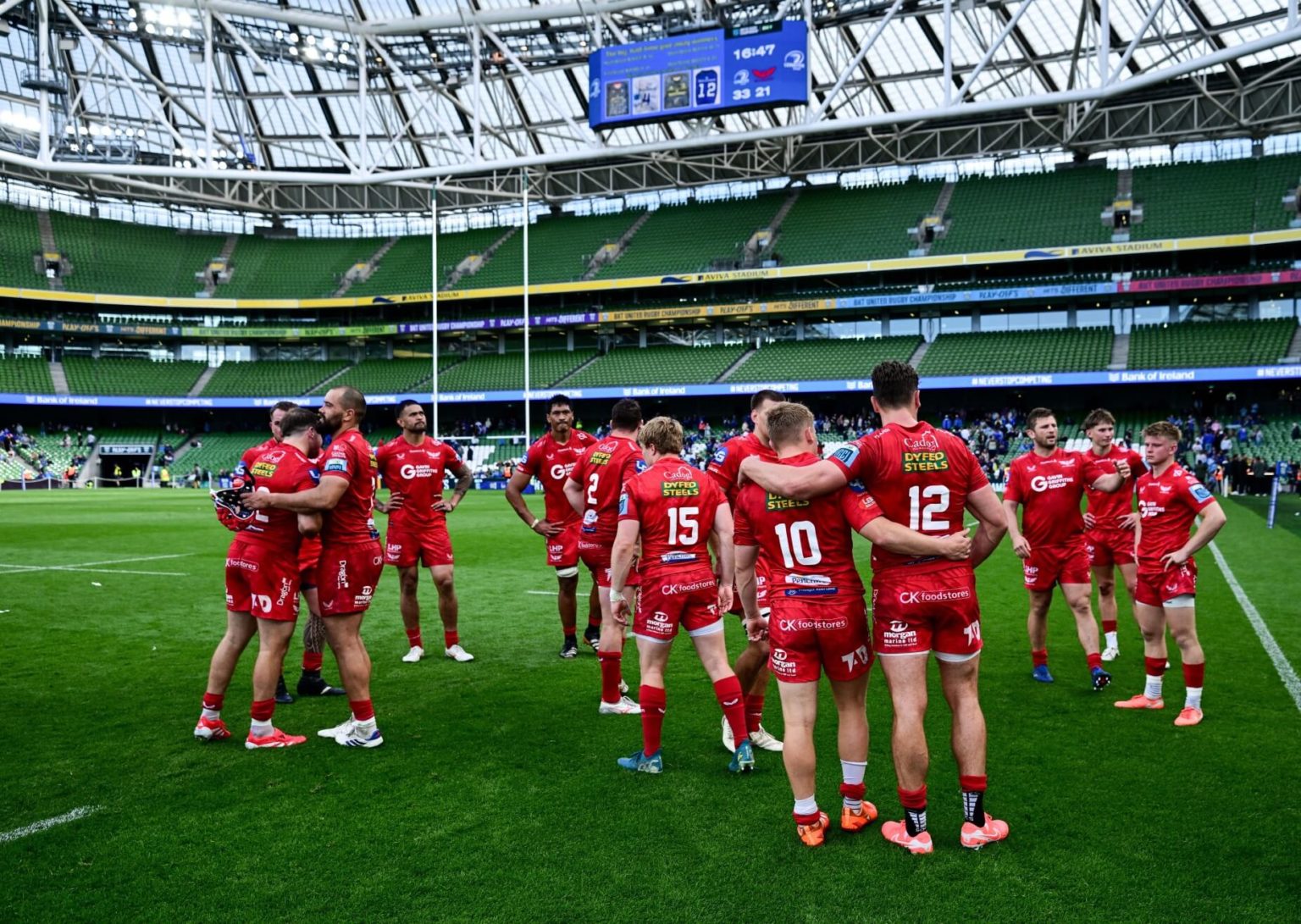 Dwayne expresses pride at Scarlets’ character in quarter-final Dublin ...